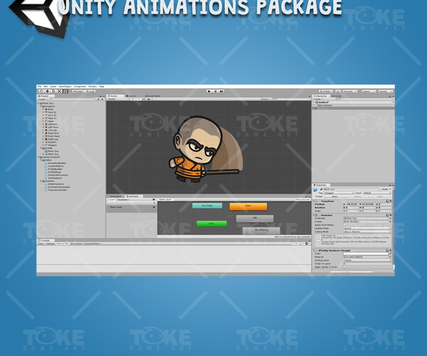 ArtStation - Monk Guy | Game Assets