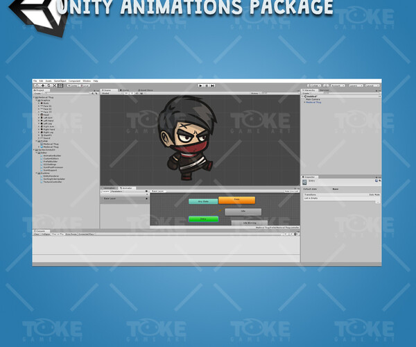 ArtStation - Medieval Thug | Game Assets