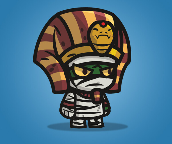 ArtStation - Egyptian Mummy | Game Assets