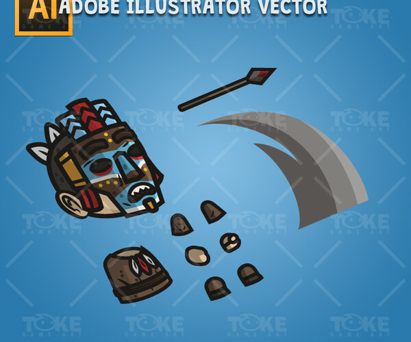 ArtStation - Medieval Masked Guy | Game Assets