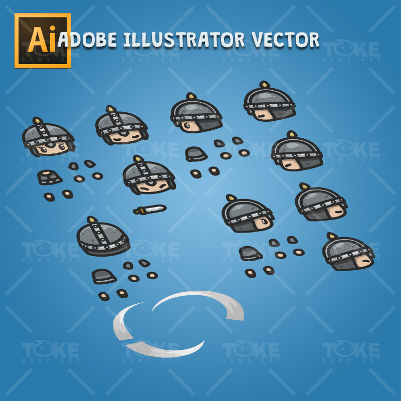 ArtStation - 4 Directional Castle Guard | Game Assets