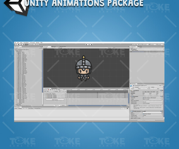 ArtStation - 4 Directional Castle Guard | Game Assets