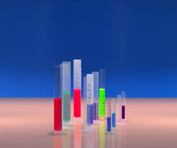ArtStation - Chemistry measuring Cylinders (3dsmax Corona renderer ...