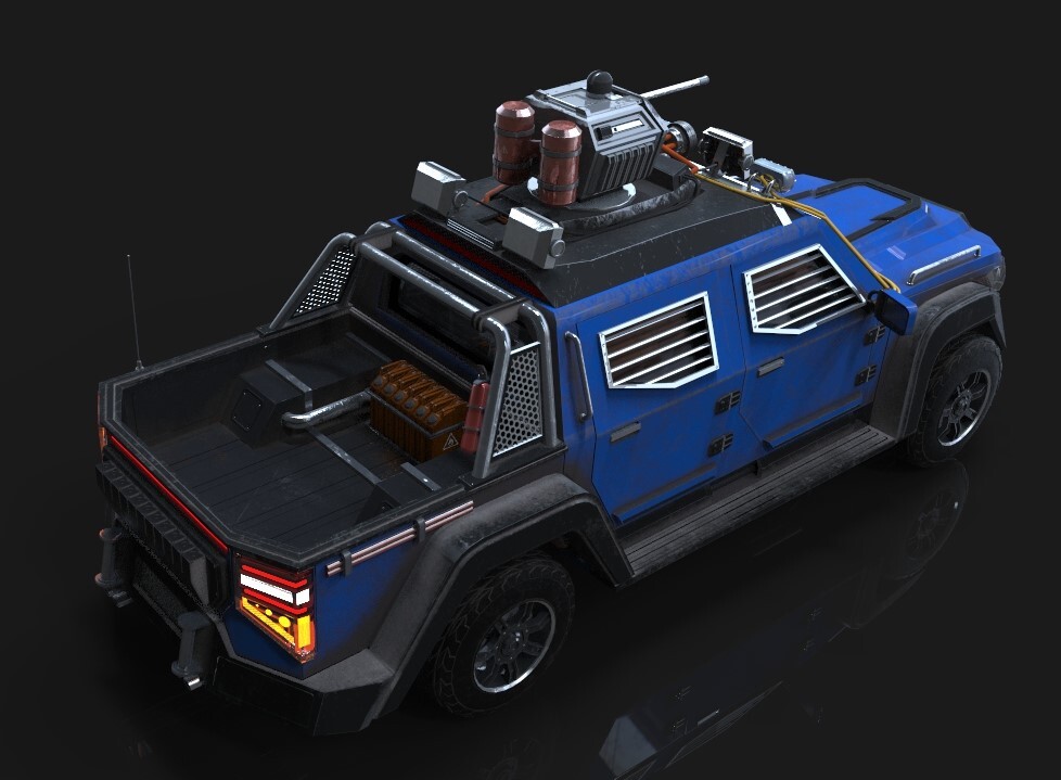 ArtStation - Spectre Military Vehicle | Game Assets