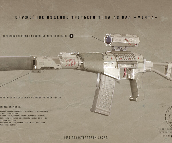 ArtStation - AS VAL COMMUNIST DREAM w MODULE SET 2 | USSR GLAVSTELLPROM ...