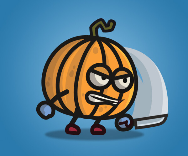 ArtStation - Pumpkin Guy | Game Assets