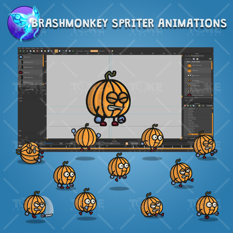 ArtStation - Pumpkin Guy | Game Assets