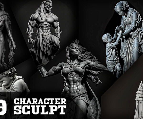 ArtStation - 159 Character Sculpt (4K Resolution) | Artworks
