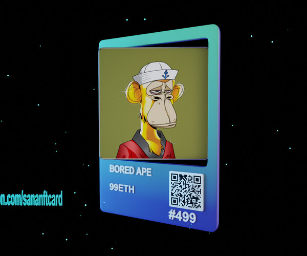 ArtStation - Collectible NFT card TEMPLATE | Artworks