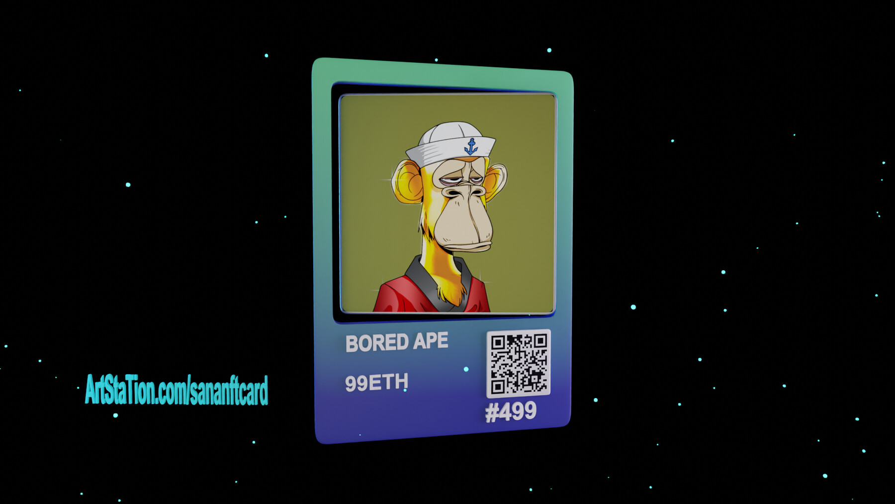 ArtStation - Collectible NFT card TEMPLATE | Artworks