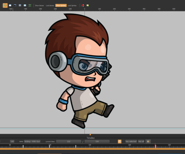 ArtStation - Tiny Guy With Gun | Game Assets