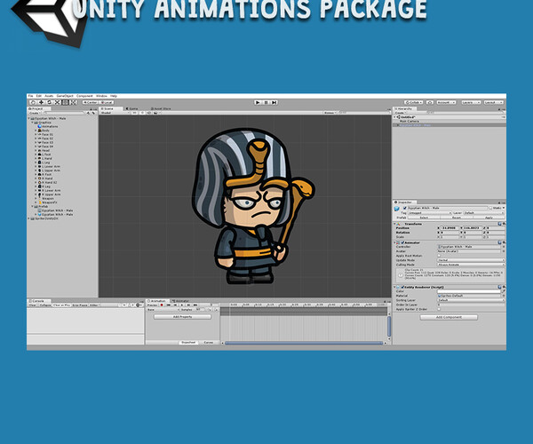 ArtStation - Egyptian Witch 3-Packs Character Sprite | Game Assets