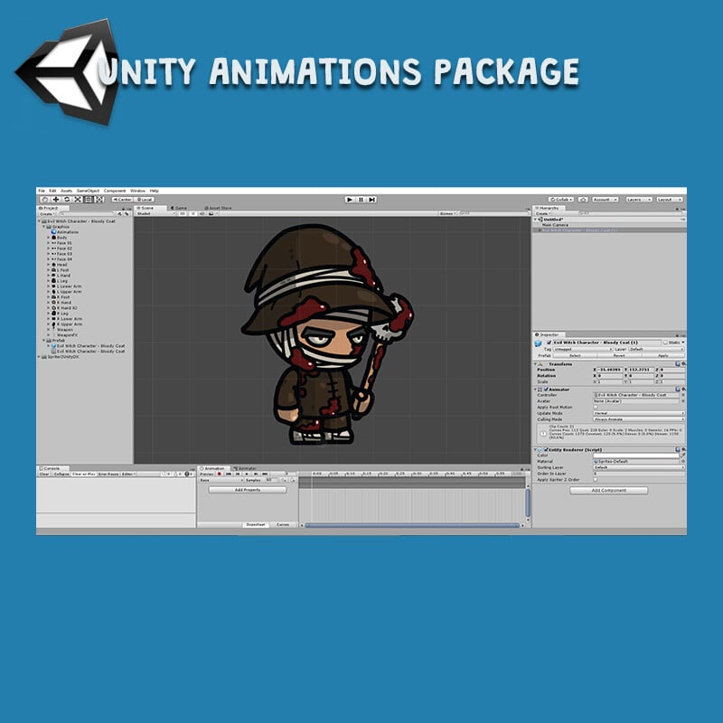 ArtStation - Evil Witch Character 3-Packs | Game Assets