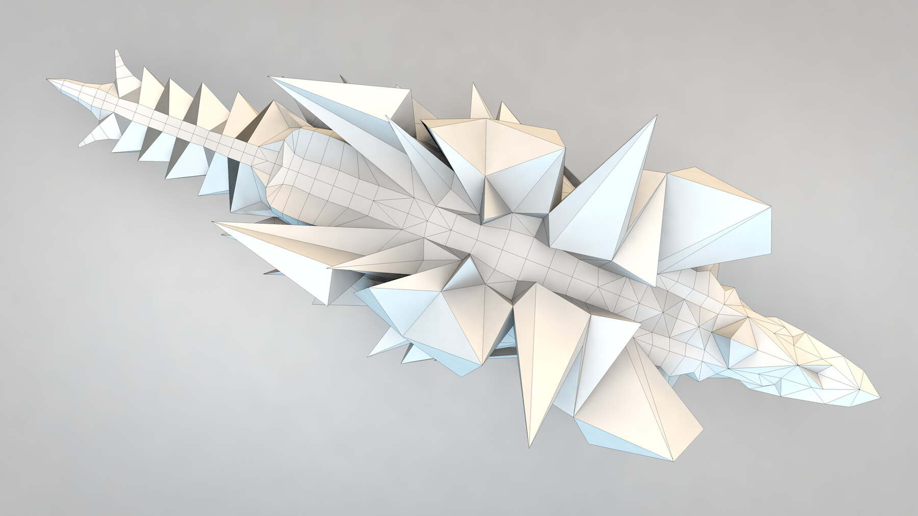 ArtStation - Origami Stegosaurus | Resources