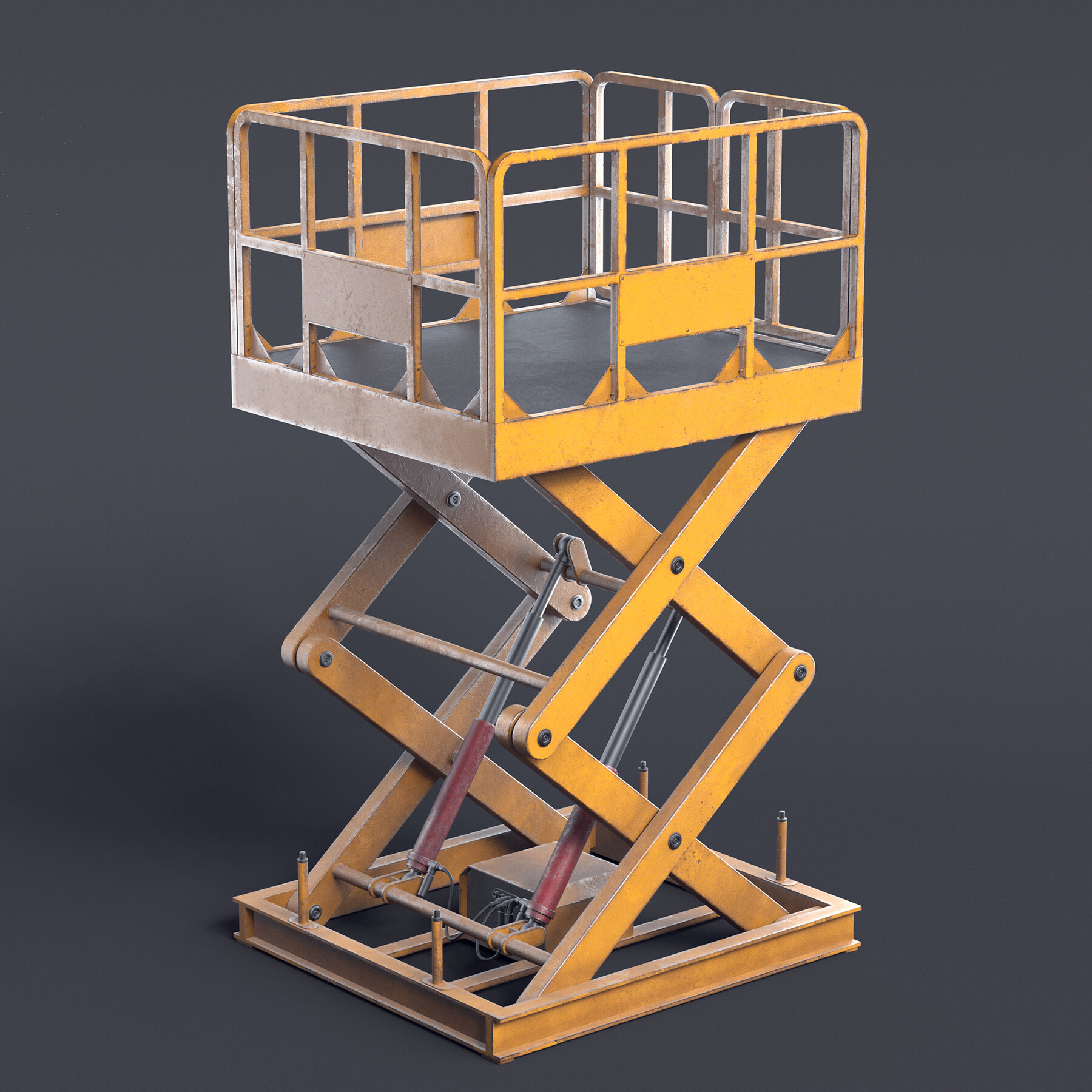 ArtStation - Scissor Freight Lift | Game Assets