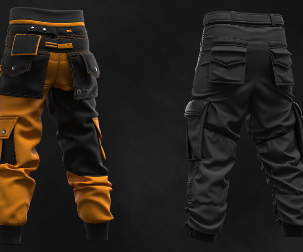 ArtStation - Tutorial MD/Clo3D - Modeling Pants | Tutorials