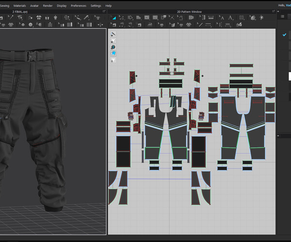 ArtStation - Tutorial MD/Clo3D - Modeling Pants | Tutorials
