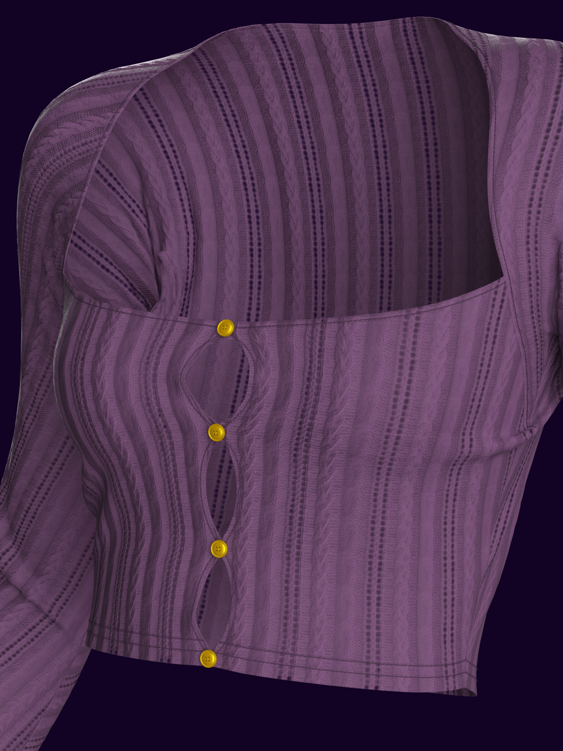 ArtStation - 3D KNITWEAR CARDIGAN | Resources