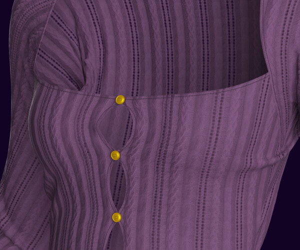 ArtStation - 3D KNITWEAR CARDIGAN | Resources