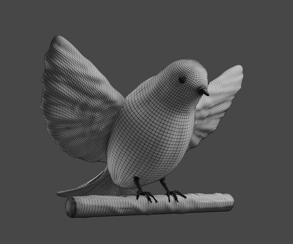 ArtStation - BLUEBIRD 3D Model | Resources