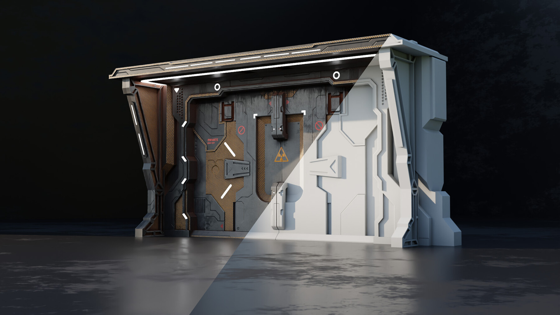 ArtStation - SCI FI Gates | Resources