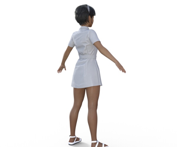 ArtStation - Nurse Realistic Character (Realistic Character) (High Poly ...