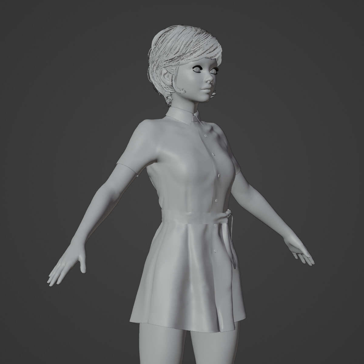 ArtStation - Nurse Realistic Character (Realistic Character) (High Poly ...