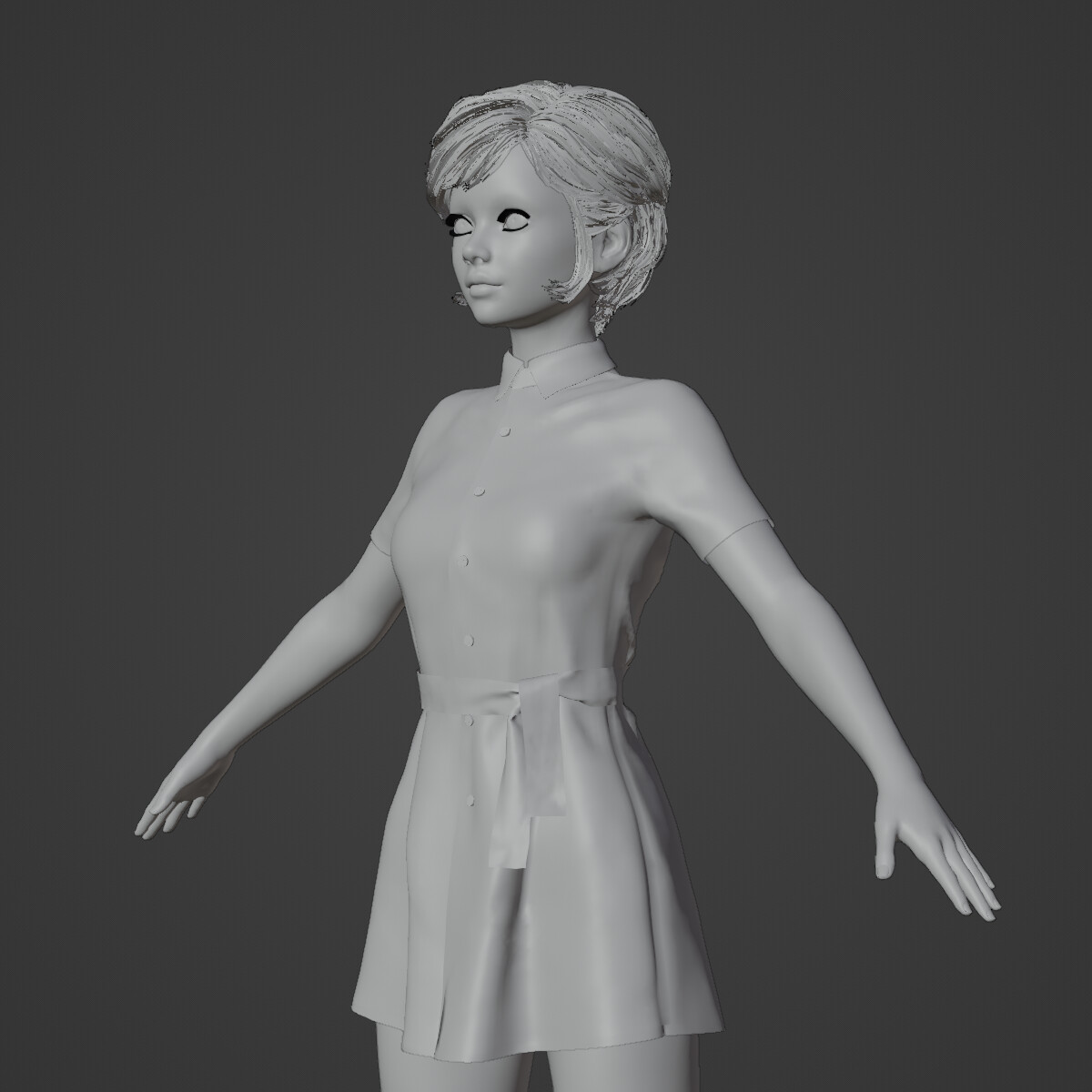 ArtStation - Nurse Realistic Character (Realistic Character) (High Poly ...