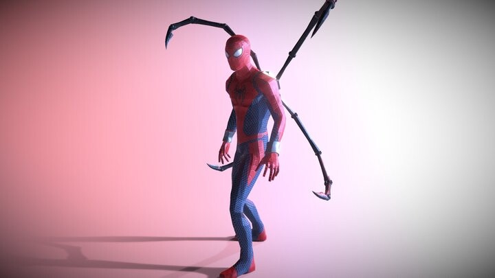 ArtStation - Spiderman Lowpoly | Resources