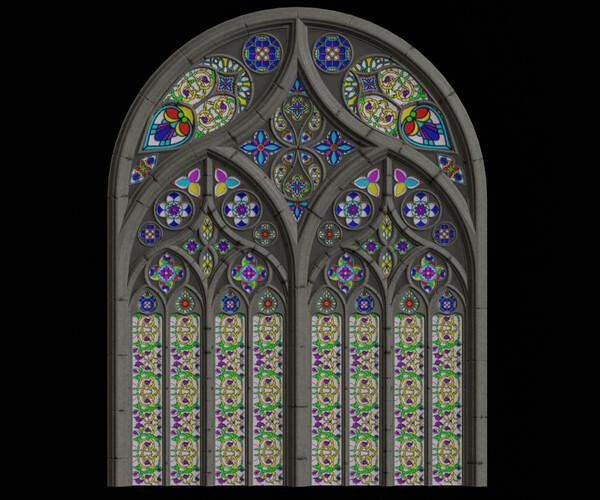 ArtStation - Stained glass window | Resources