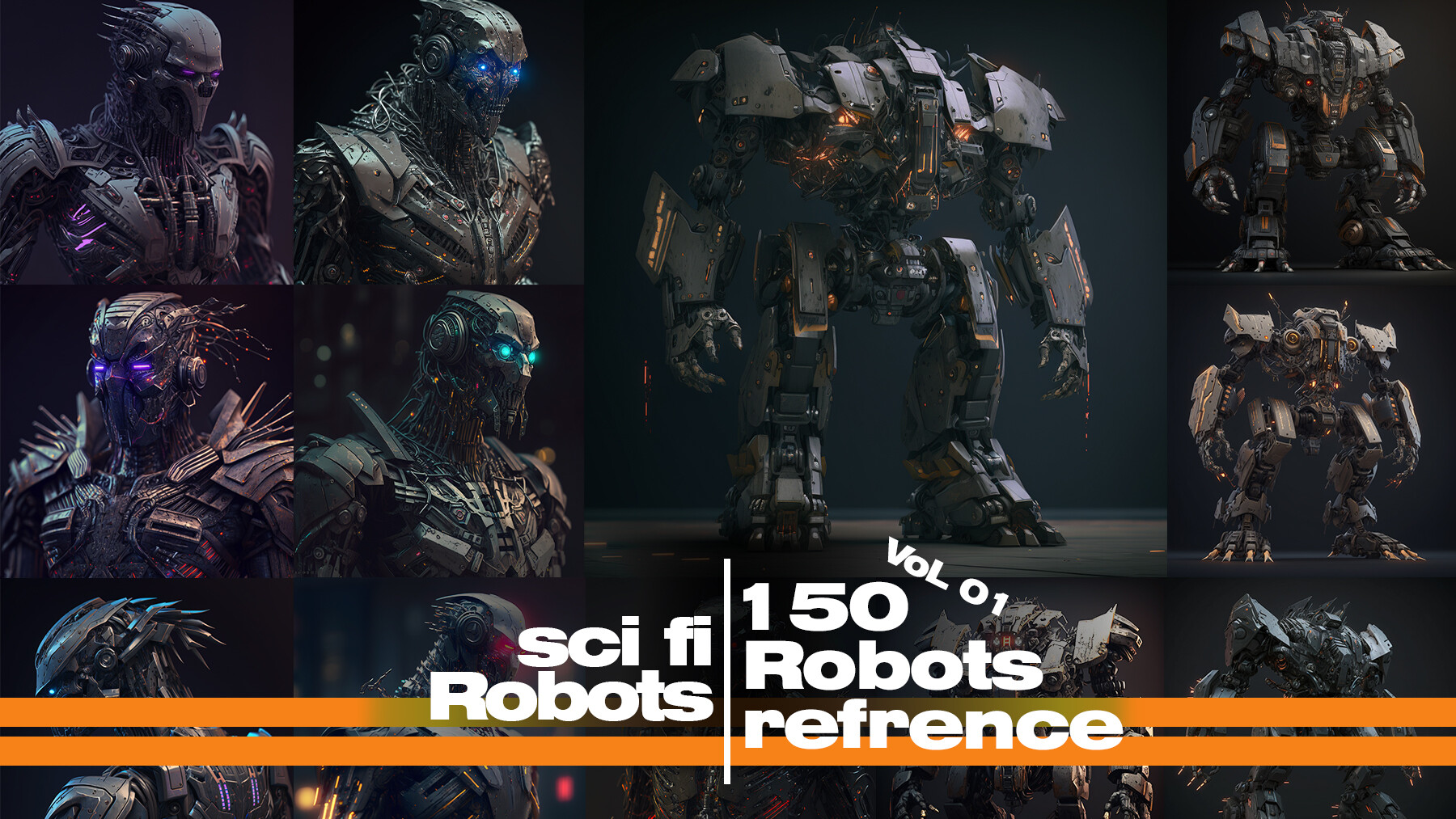 ArtStation - sci_fi_Robots_VOL01 | Artworks