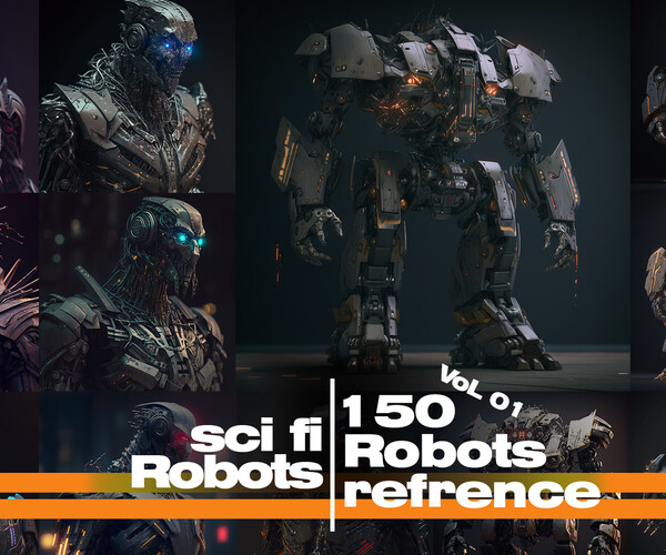 ArtStation - sci_fi_Robots_VOL01 | Artworks