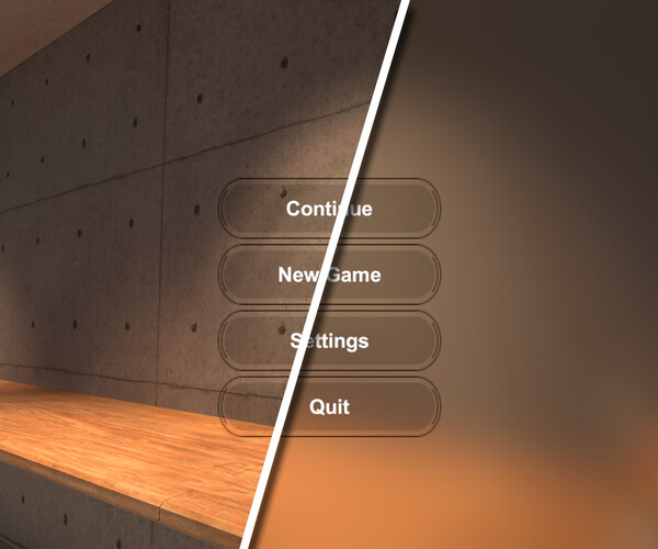 Artstation Easy Ui Background Blur Shader In Unity Hdrp Game Assets