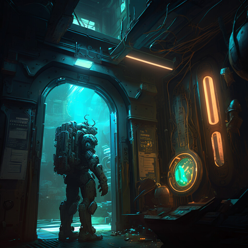 ArtStation - The Futuristic Explorers: A Digital Painting of a City ...