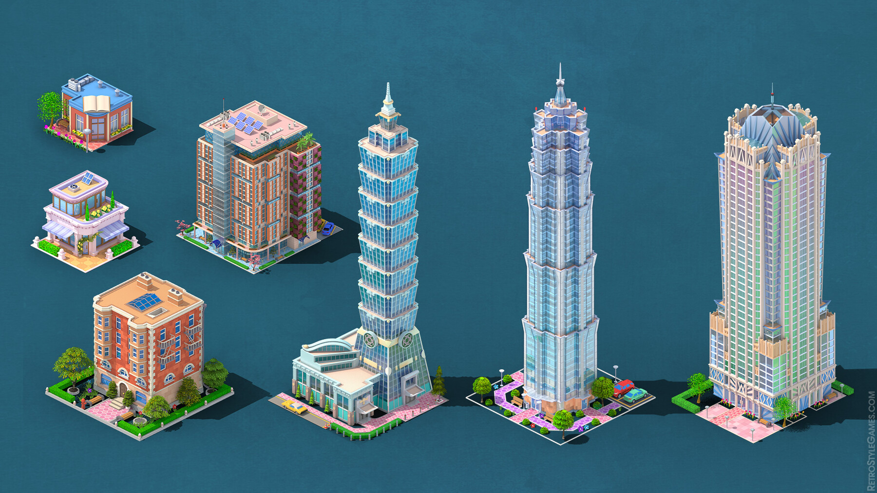 ArtStation - Megapolis City Builder - Isometric Ultimate Pack | Game Assets