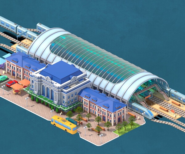 ArtStation - Megapolis City Builder - Isometric Ultimate Pack | Game Assets