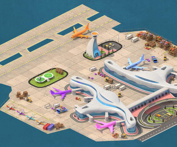 ArtStation - Megapolis City Builder - Isometric Ultimate Pack | Game Assets