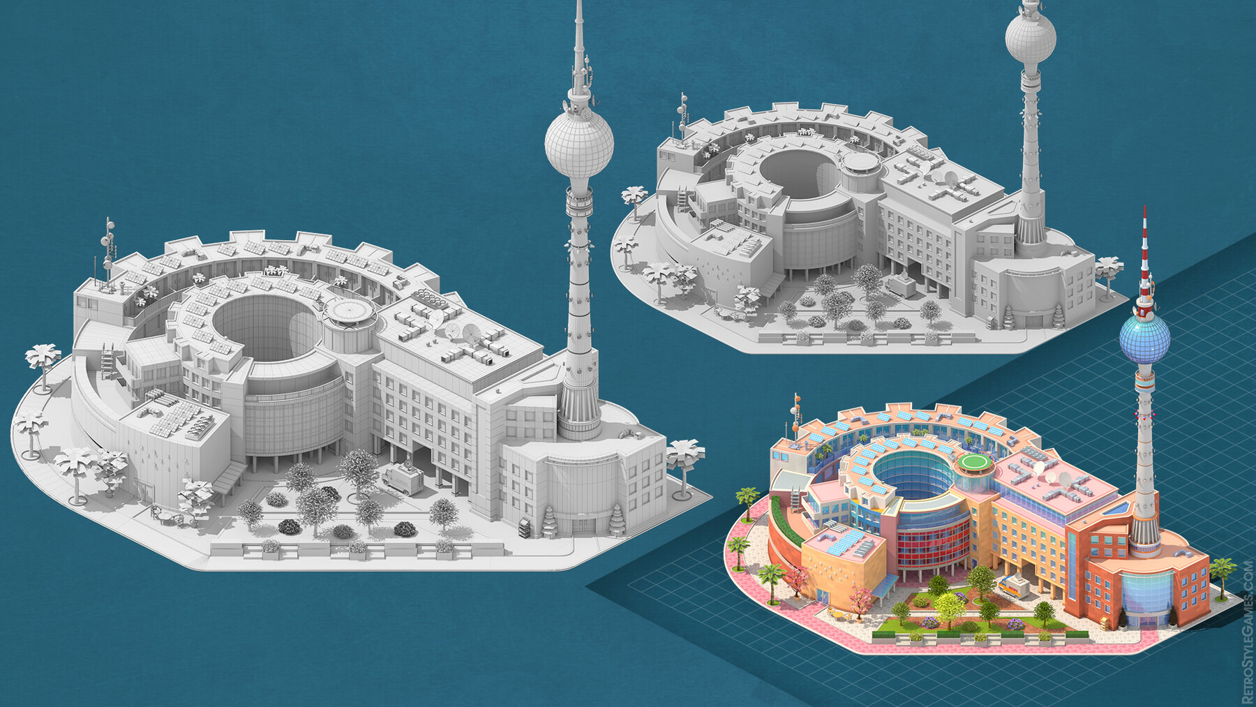 ArtStation - Megapolis City Builder - Isometric Ultimate Pack | Game Assets