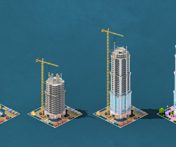 ArtStation - Megapolis City Builder - Isometric Ultimate Pack | Game Assets