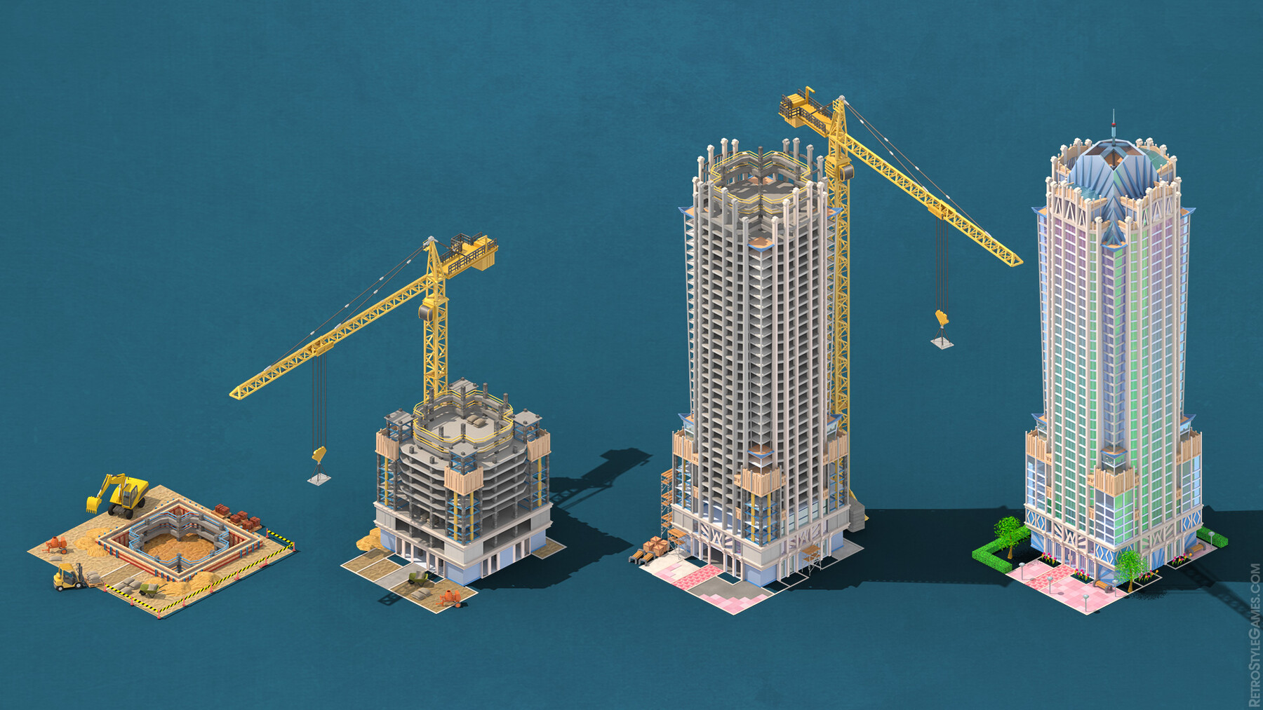 ArtStation - Megapolis City Builder - Isometric Ultimate Pack | Game Assets