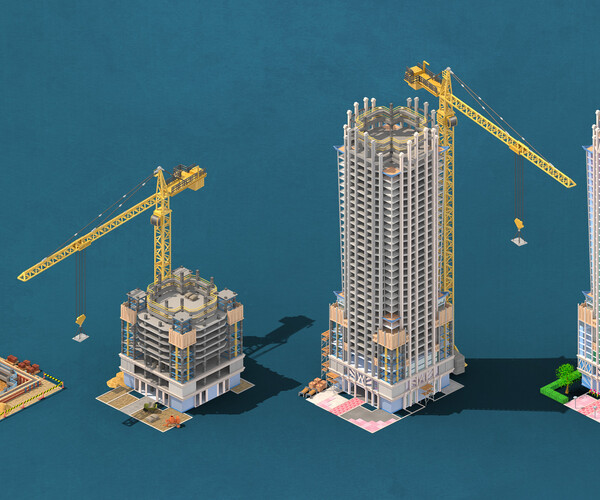 ArtStation - Megapolis City Builder - Isometric Ultimate Pack | Game Assets