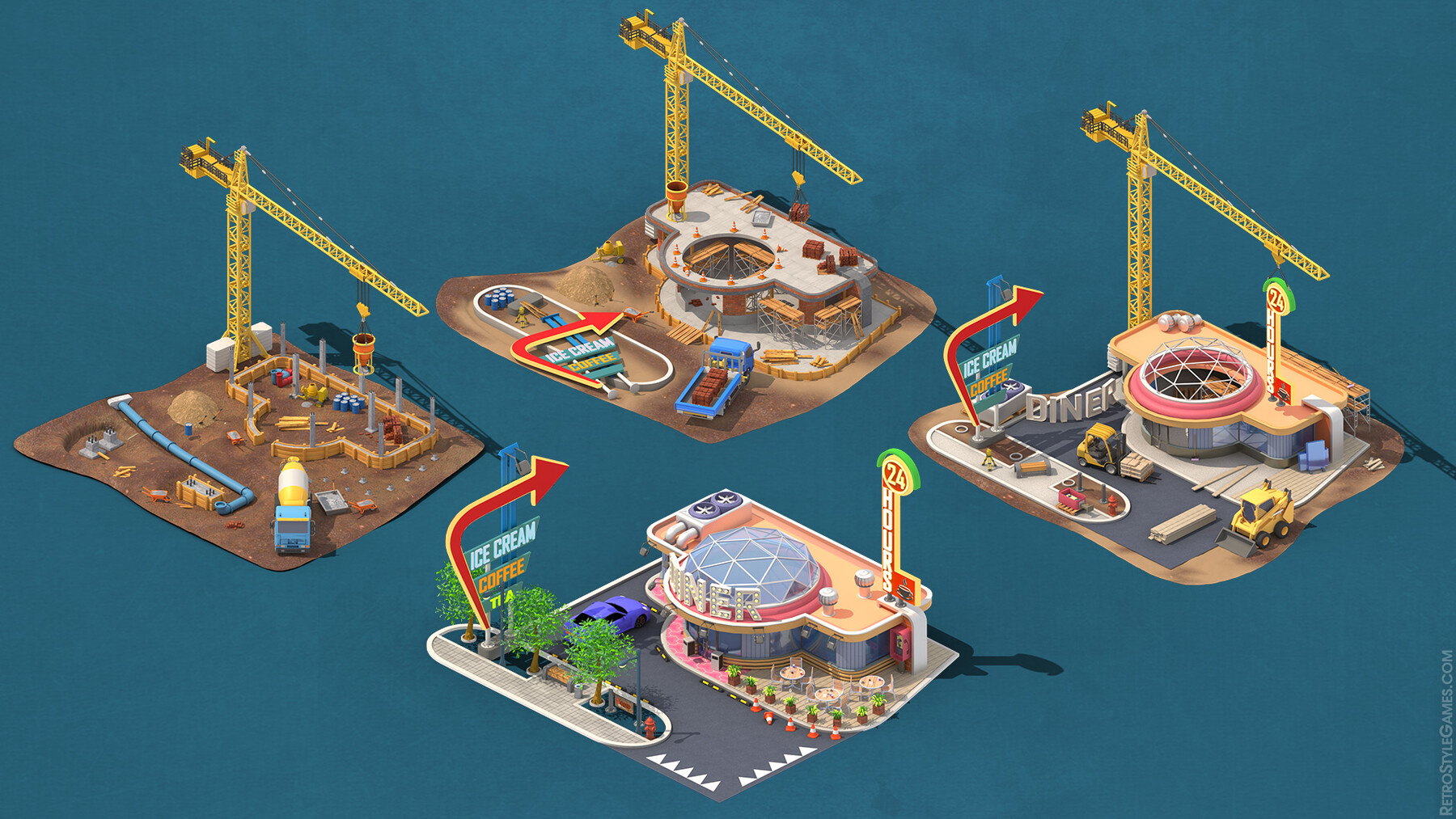 ArtStation - Megapolis City Builder - Isometric Ultimate Pack | Game Assets