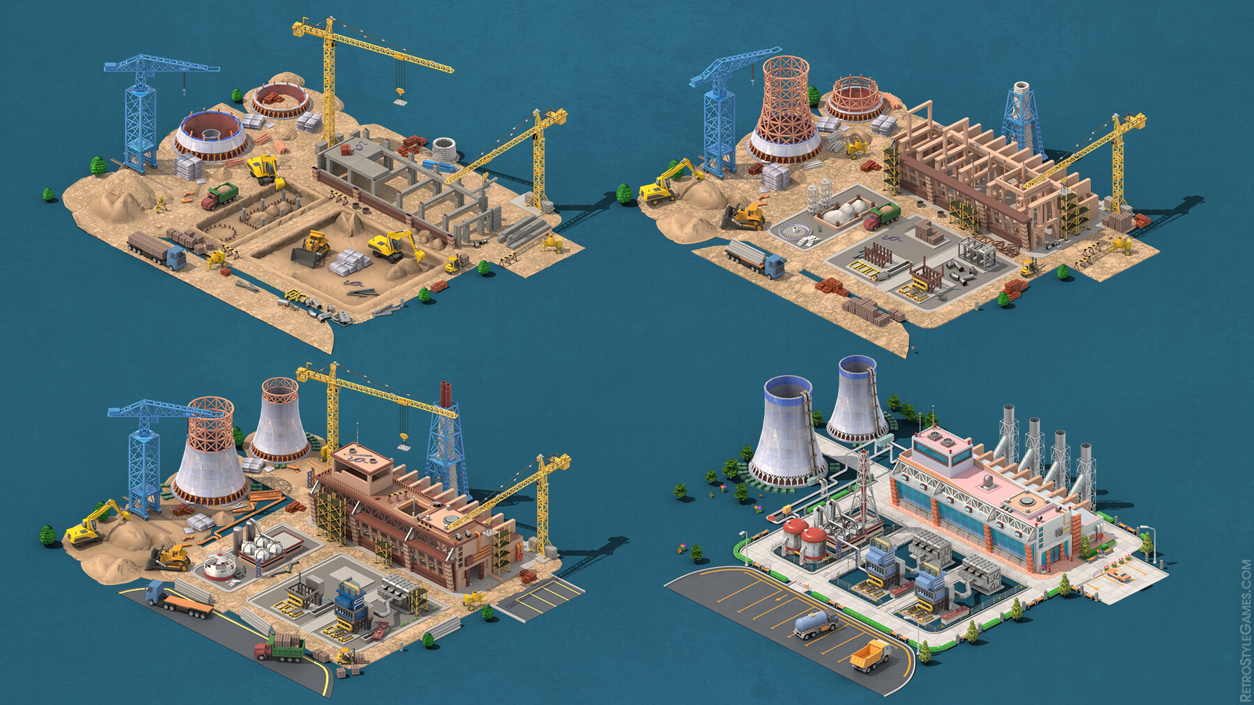 ArtStation - Megapolis City Builder - Isometric Ultimate Pack | Game Assets