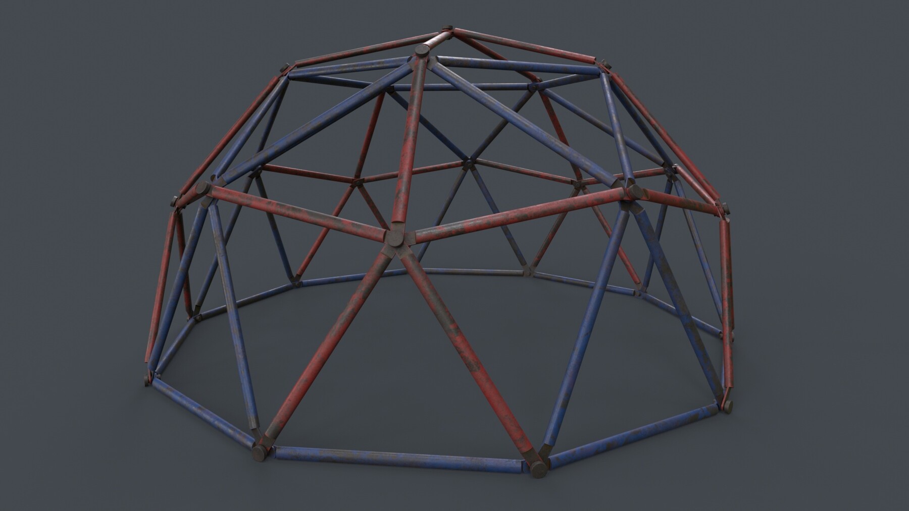 ArtStation - PBR Outdoor Playground Geodesic Climbing Dome | Game Assets