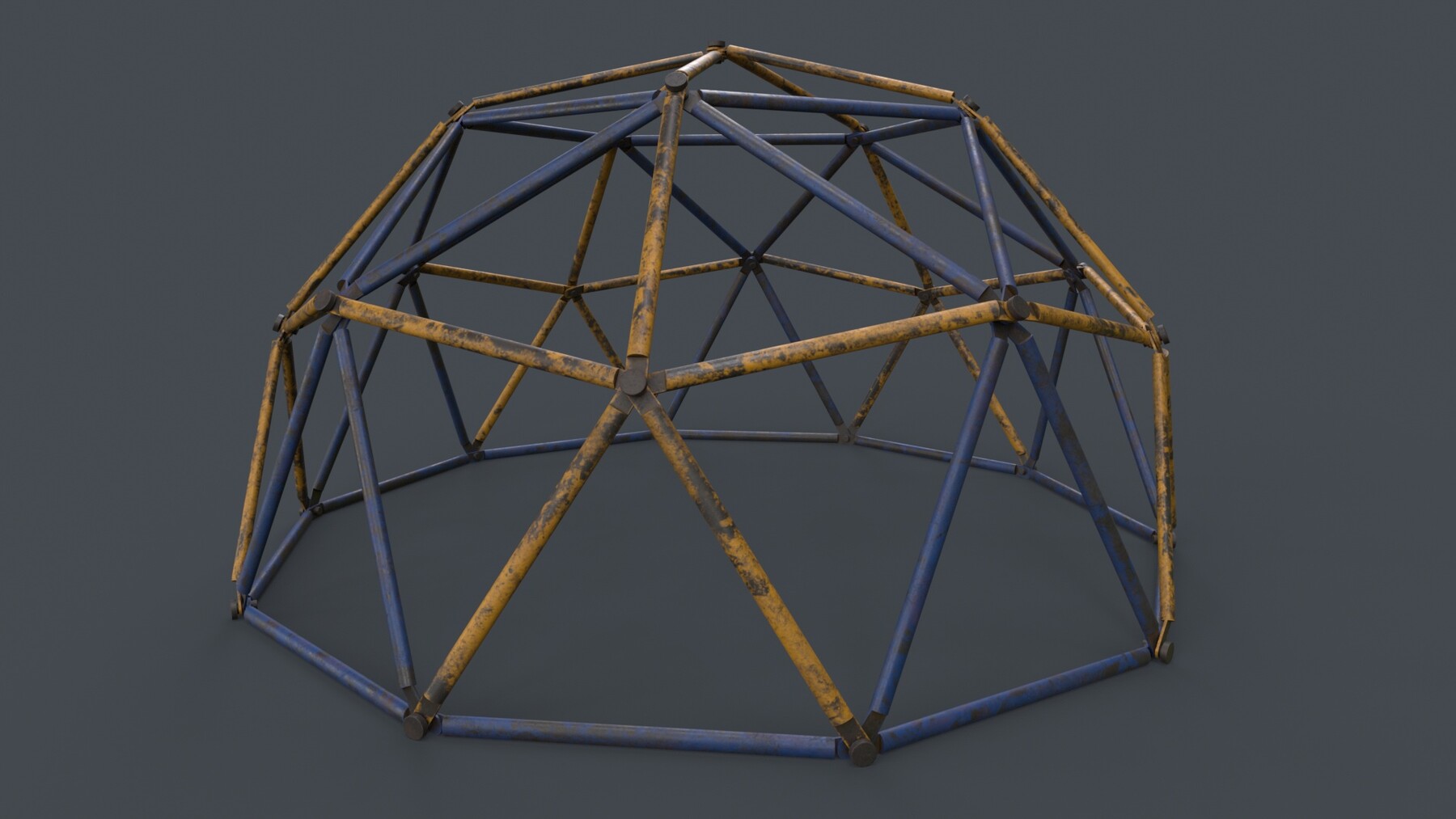 ArtStation - PBR Outdoor Playground Geodesic Climbing Dome | Game Assets