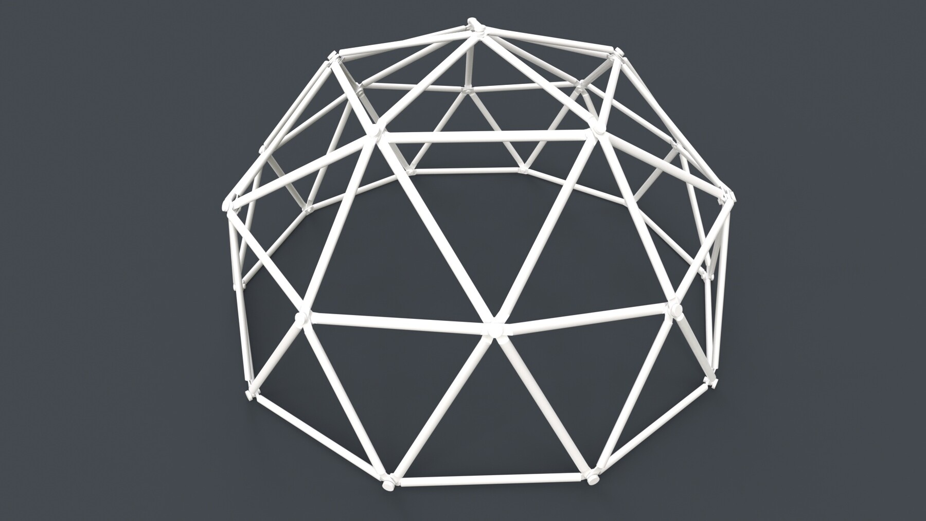 ArtStation - PBR Outdoor Playground Geodesic Climbing Dome | Game Assets