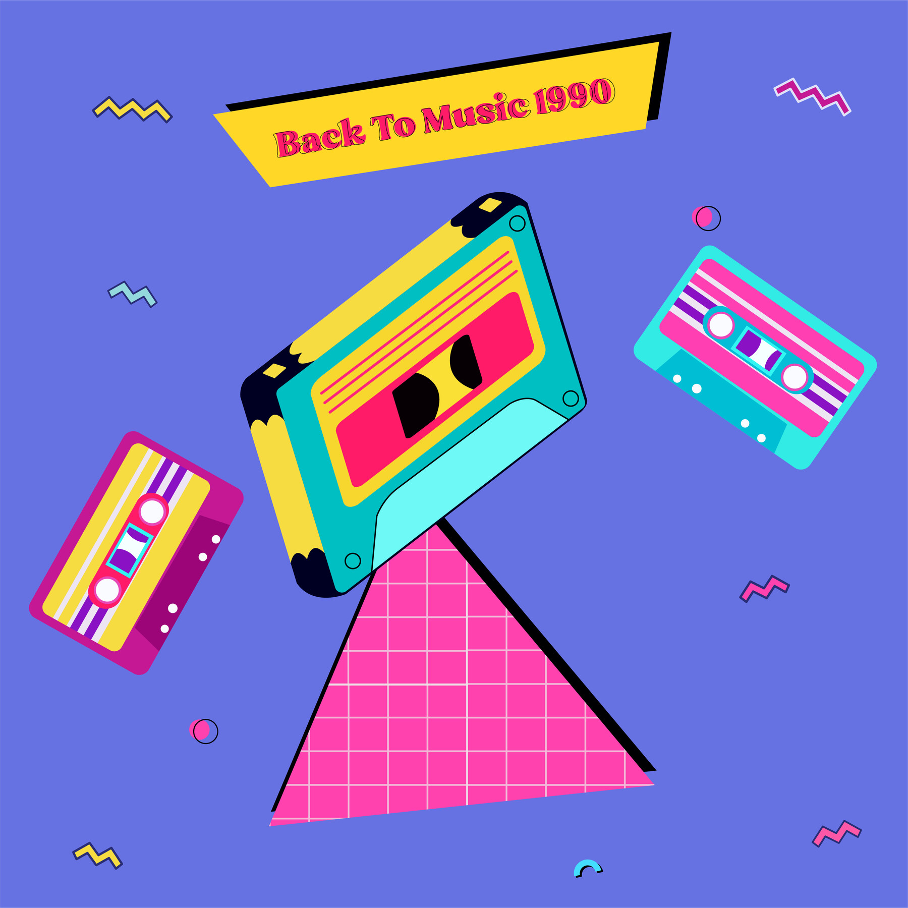 ArtStation - Vector Design back to 90's Nostalgic | Artworks