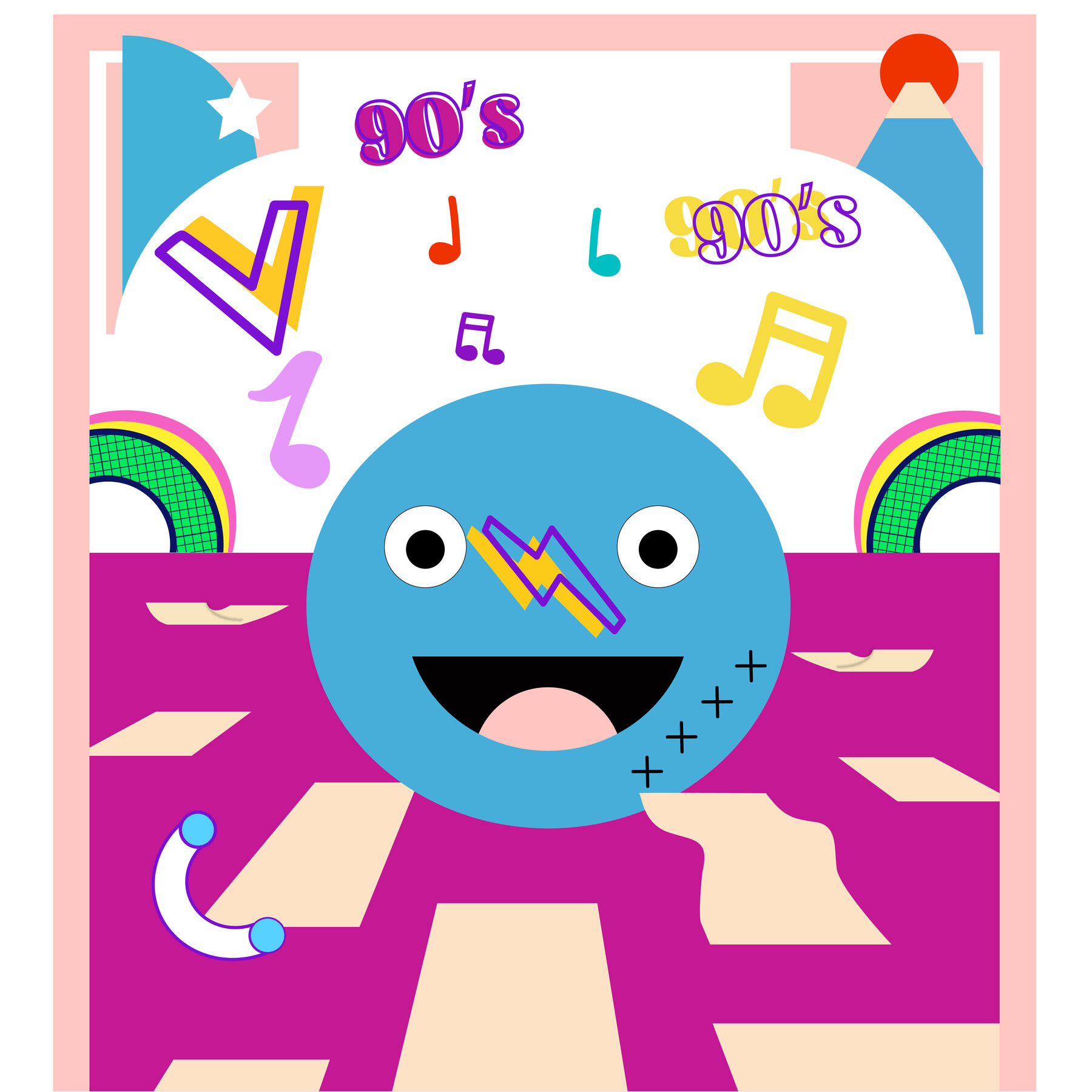 ArtStation - Vector Design back to 90's Nostalgic | Artworks