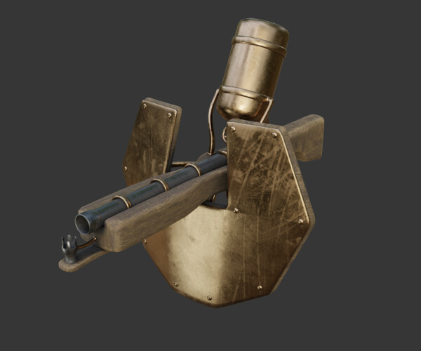 ArtStation - Flamethrower in medieval style | Game Assets