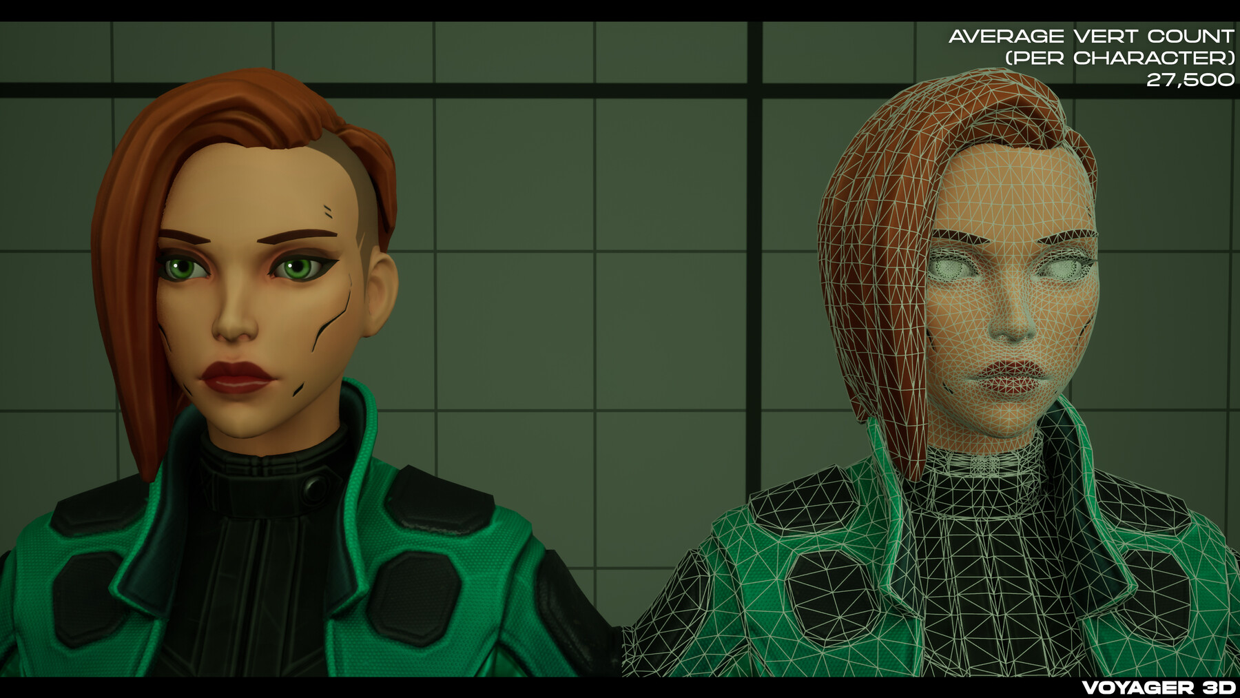 ArtStation - Stylized Cyberpunk Girl | Game Assets